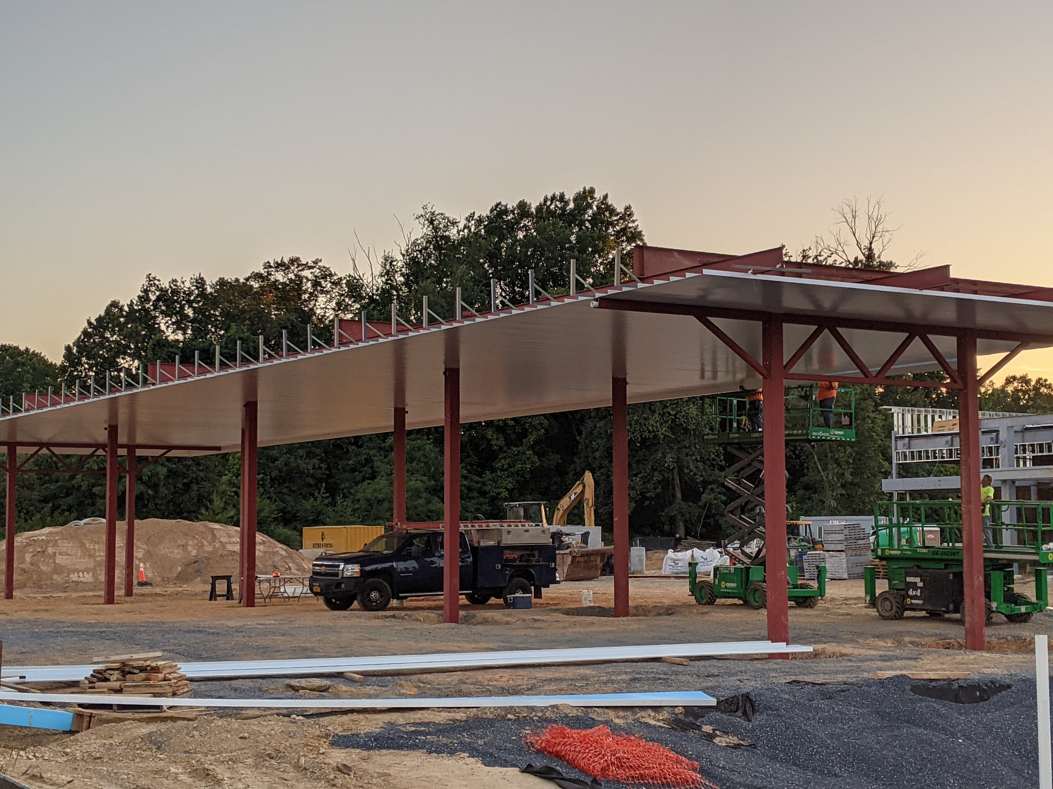 Sam Eig: Gas pump canopy installation underway at Royal Farms in ...