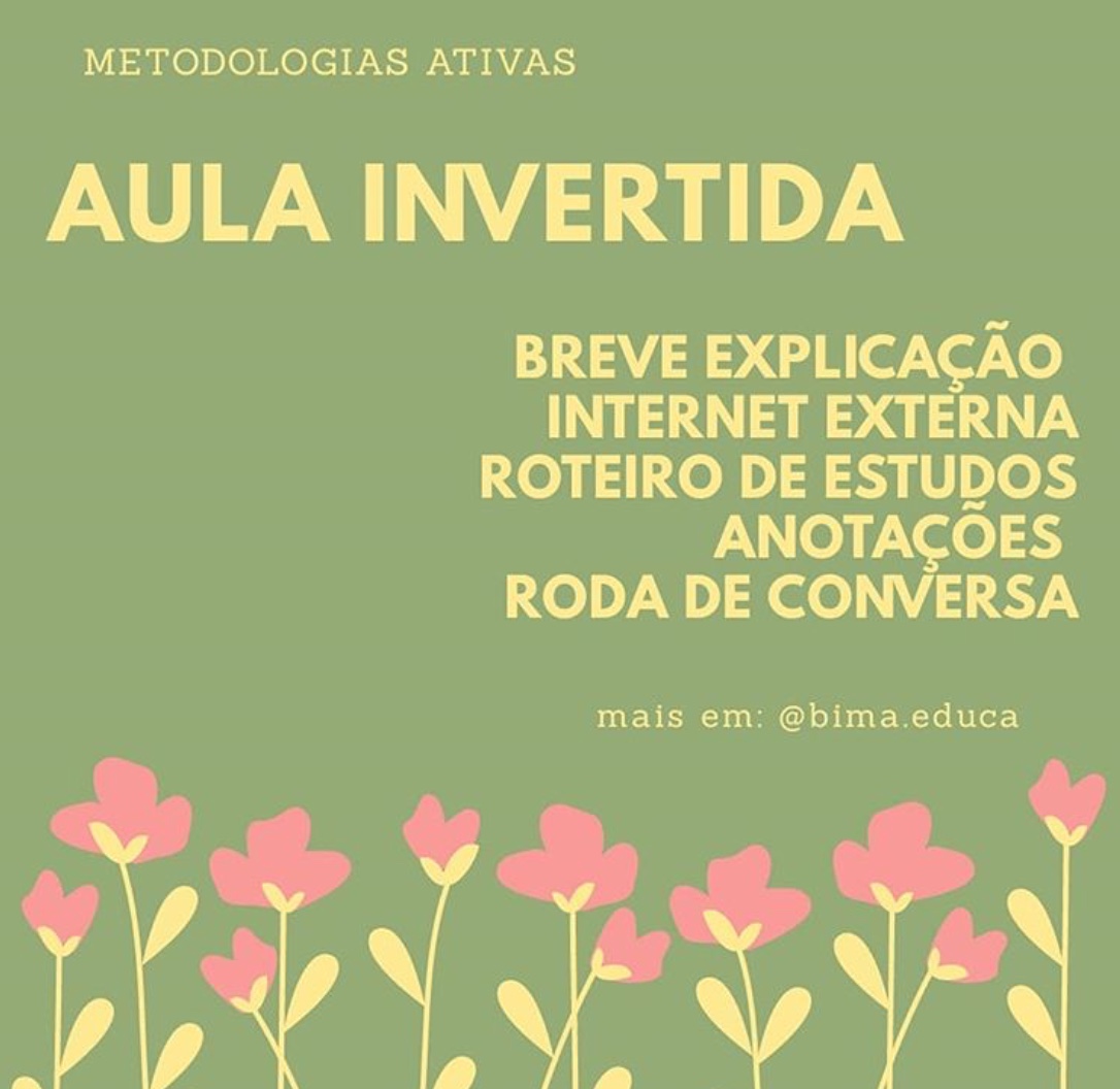 @bima.educa 🌼: Aula invertida - dica, definição e prática :)