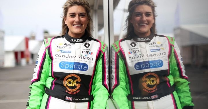 Jade Edwards, first female driver to race in the BTCC since 2007