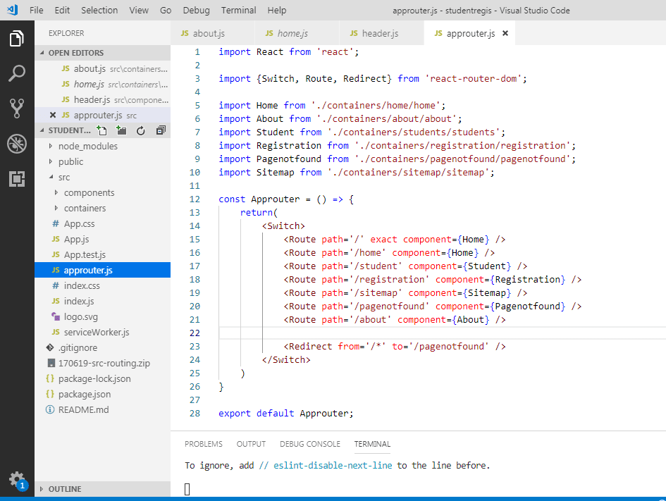 How To Create React Routing Online Tutorial For Javascript Reactjs Html And Css For Beginners 1861