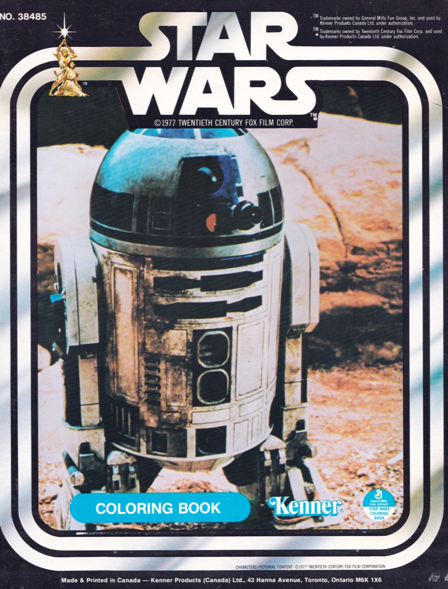 theswca blog: Stay Inside the Lines: Kenner's Star Wars Coloring Books ...