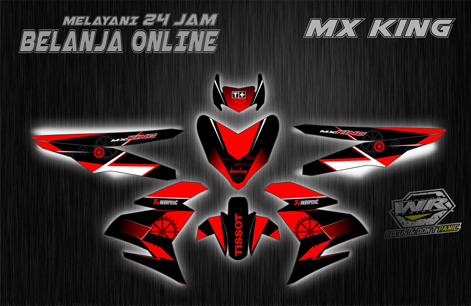 sticker motor mx king - Wiro Sticker Ablam