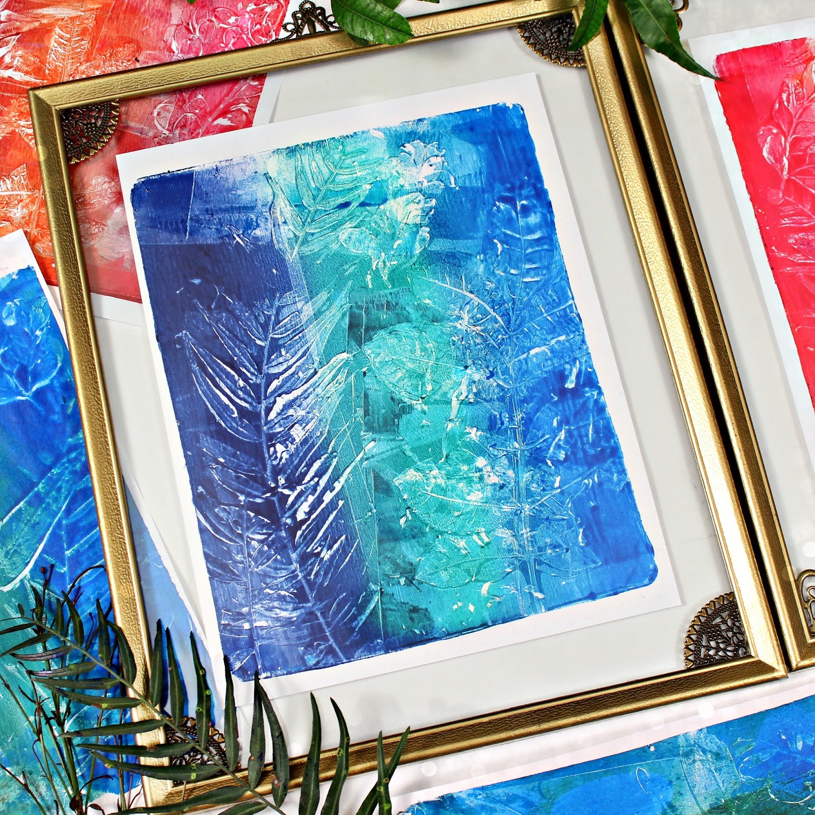 Mark Montano: Floating Nature Prints