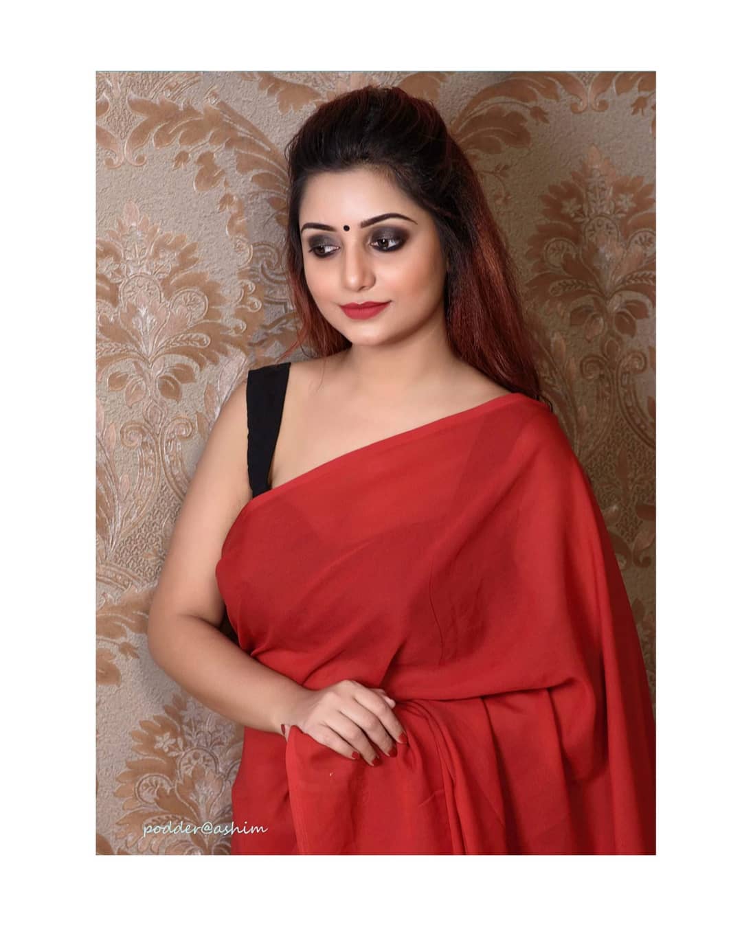 [50+] Rupsa Saha Chowdhury Hot Saree Photoshoot - RitzyStar