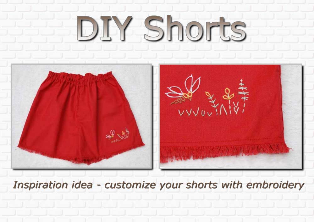 DIY one hour to make Shorts ( pattern + tutorials + inspiration ideas)