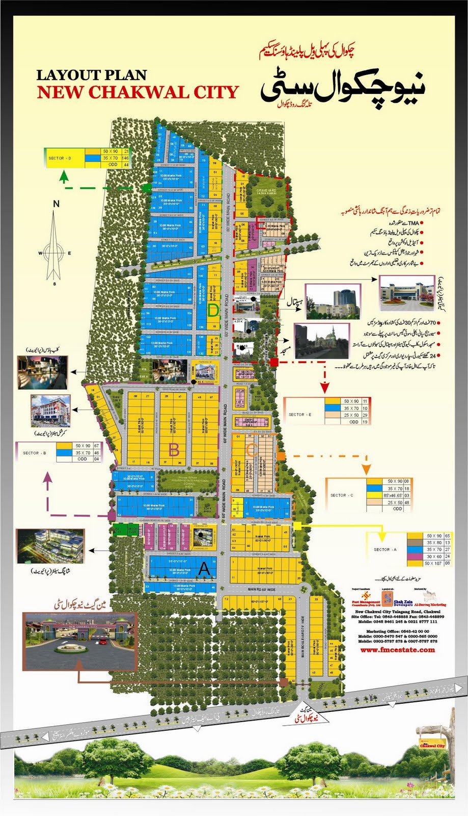 NEW CHAKWAL CITY ~ LAND & PROPERTY