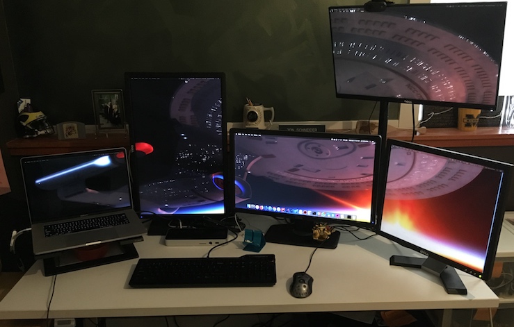 Jon Schneider's Tech Blog: Jon's Five-Monitor Work-From-Home Desk ...