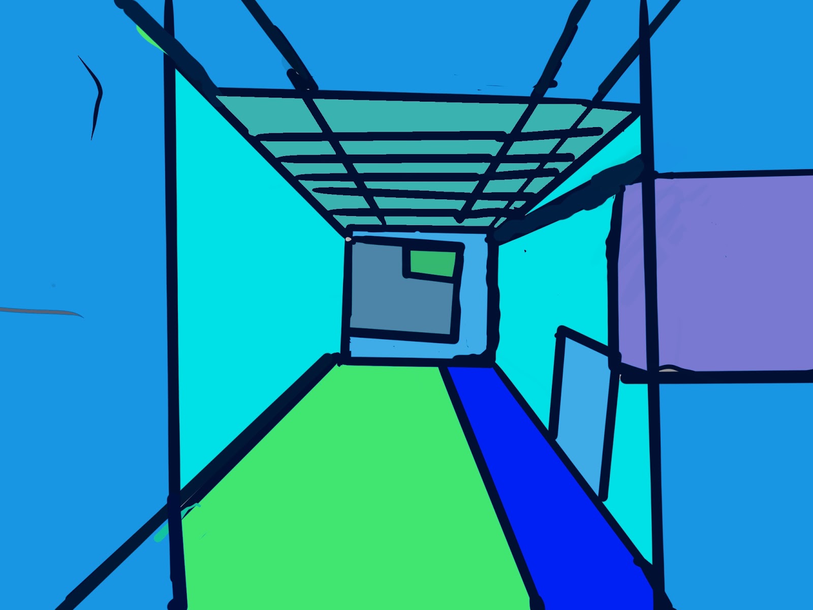 The Speckled Sink: 3rd Grade Digital Perspective Drawings