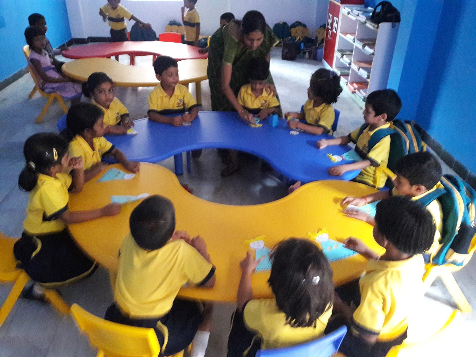 SpringBoard International PreSchool: Preparation of Finger Puppets by ...