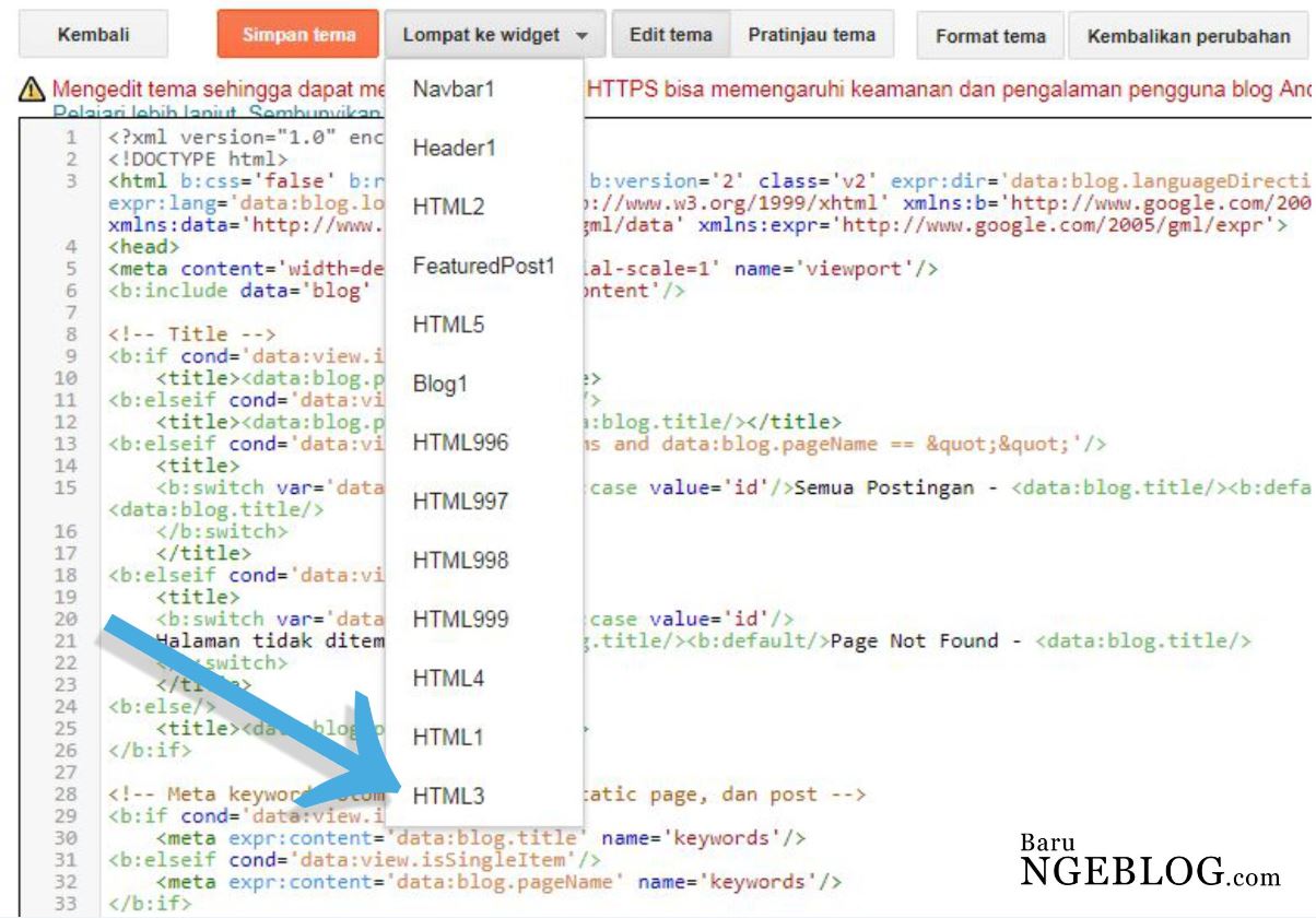 Cara Menampilkan dan Menyembunyikan Widget Blog Hanya di Halaman ...