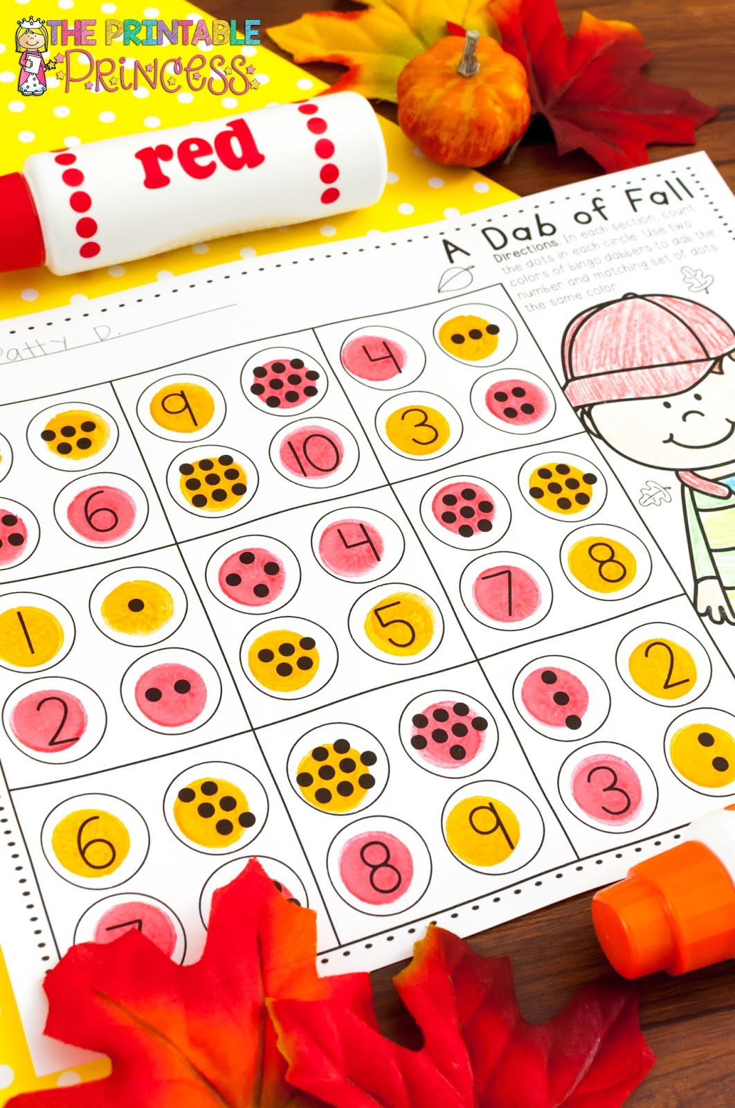 No Prep Fall Activities for Kindergarten {And Games TOO!}