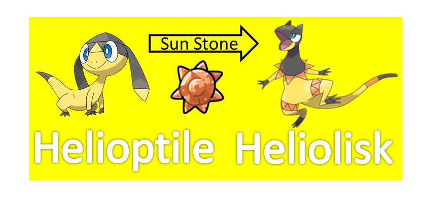 Heliolisk Evolution Chart