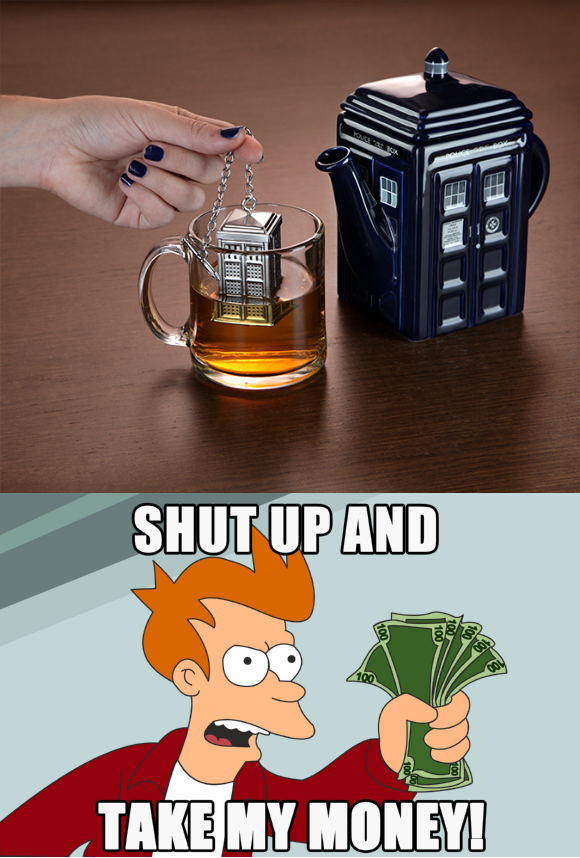 Nélio Neves: Doctor Who TARDIS Tea Infuser