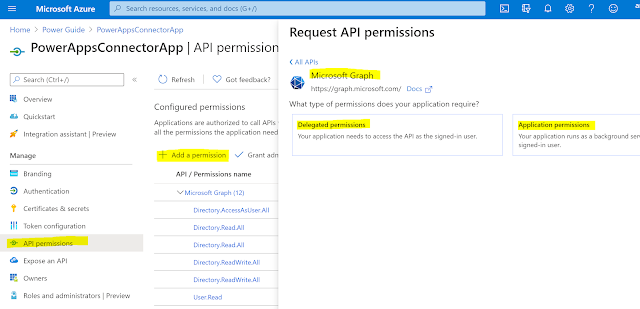 Arpit's Dynamics 365 Blog: PowerApps - Call Microsoft Graph API in ...