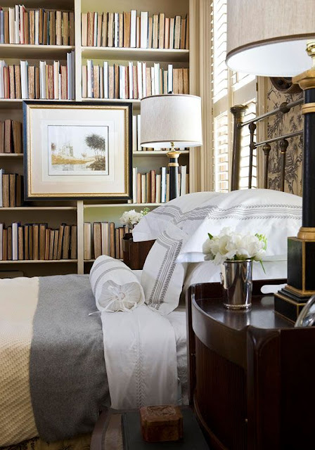 Eye For Design: Bedroom Libraries For Book Lovers