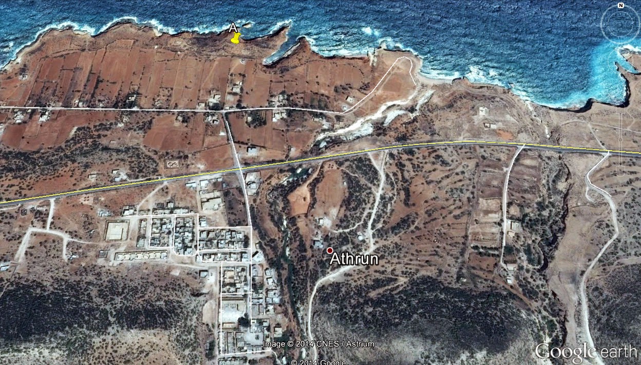 ArqueoLugares: LATHRUN. Athrun. prox. Derna. Libia
