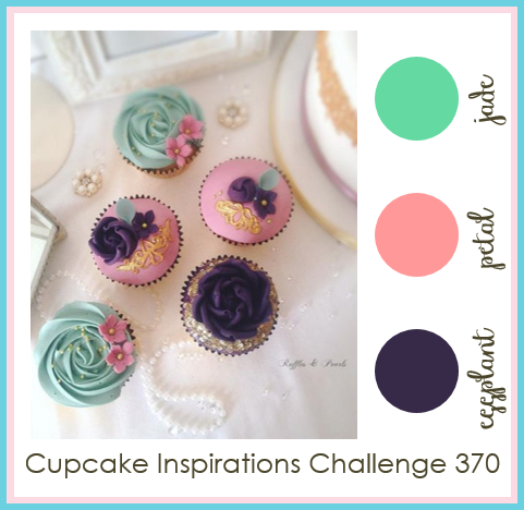 Crafting While I Wait: Cupcake Inspirations #370 ~ A Color Challenge