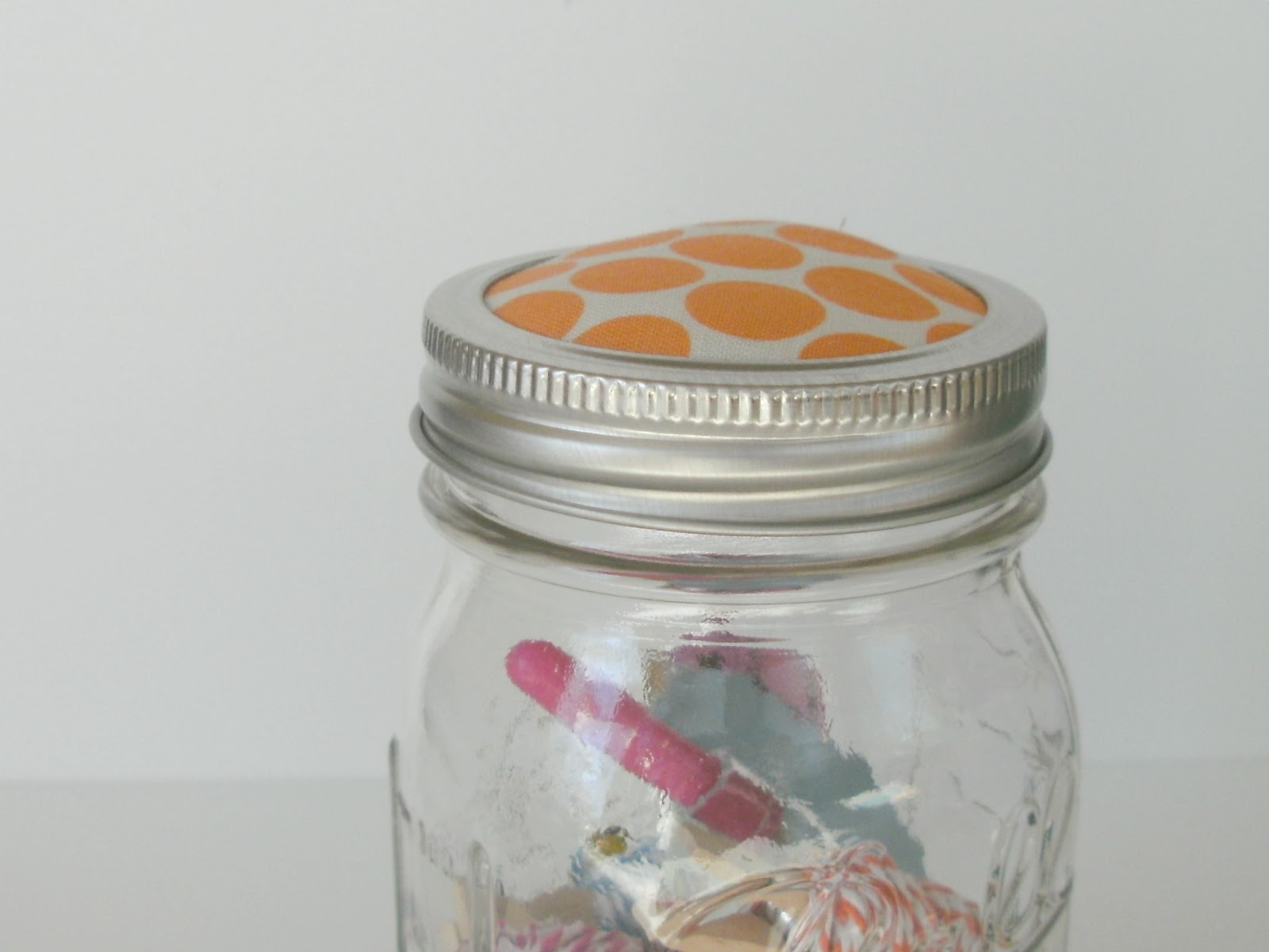 Ruffled Creases: Mason Jar Pin Cushion