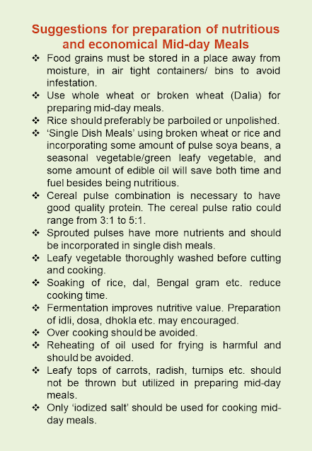 Mid Day Meal Programme & Mid-day Meal Scheme
