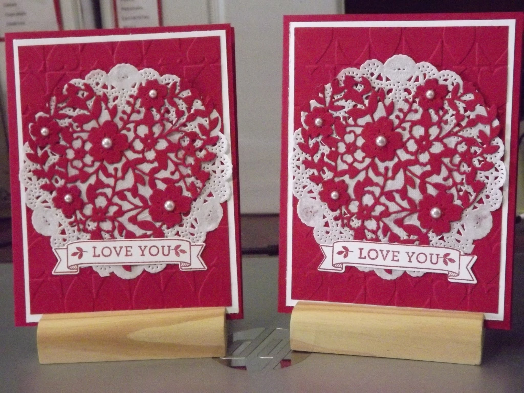 Nanny's Pansy Patch: Heart Valentine Cards