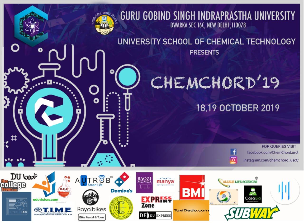 CHEMCORD '19 - USCT Technical Fest - IPUMusings.COM