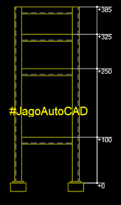 Cara Membuat Dimensi Elevasi pada Autocad