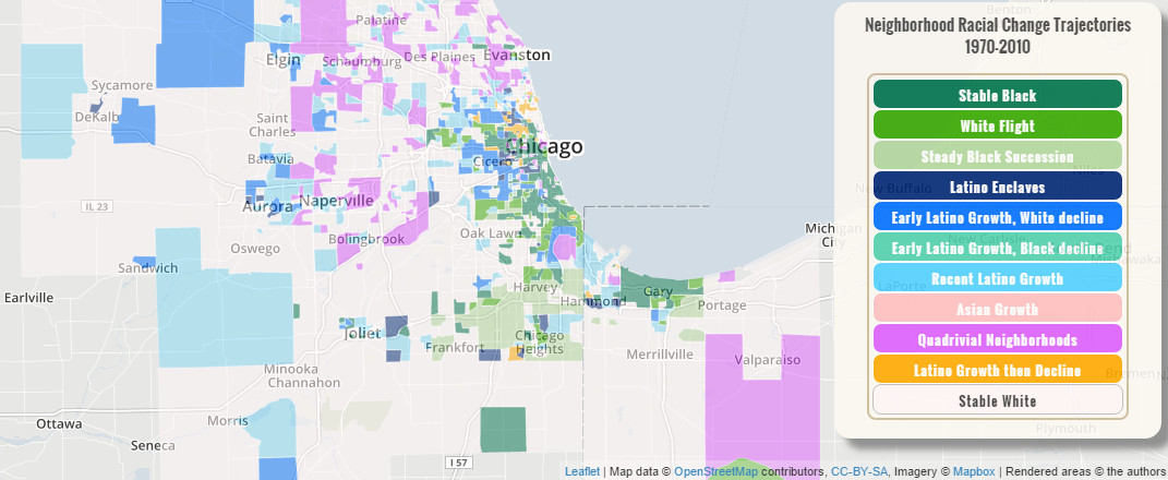 Neighborhood Racial and Ethnic Change Trajectories (1970 - 2010 ...