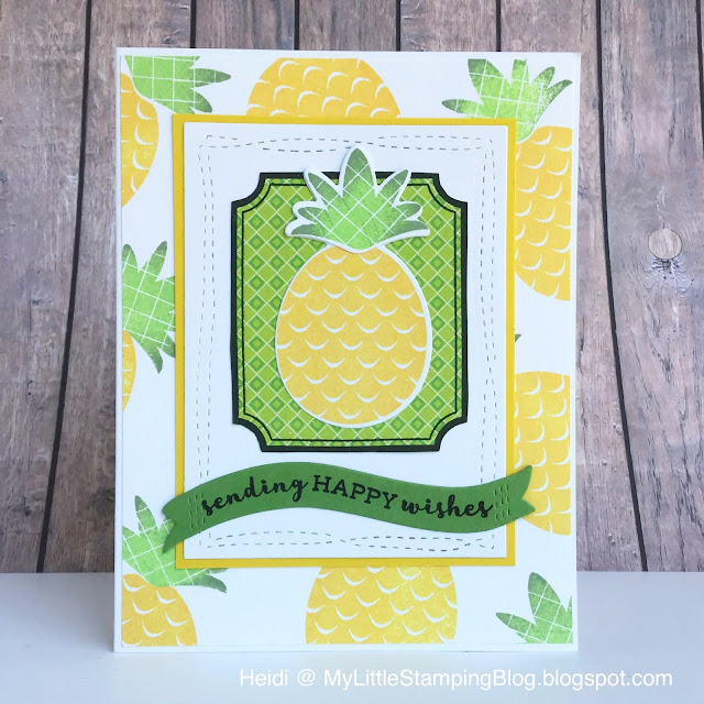My Little Stamping Blog: Pineapple Themed Cards