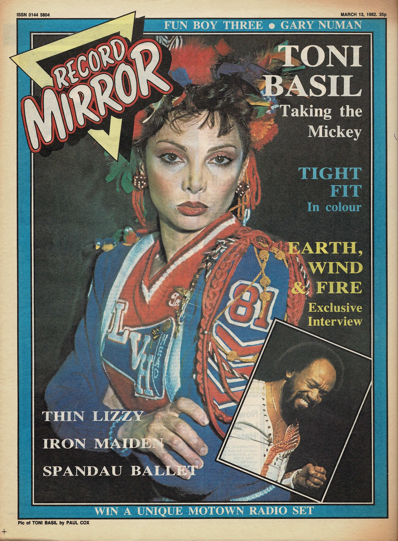 Top Of The Pop Culture 80s: Toni Basil Record Mirror 1982