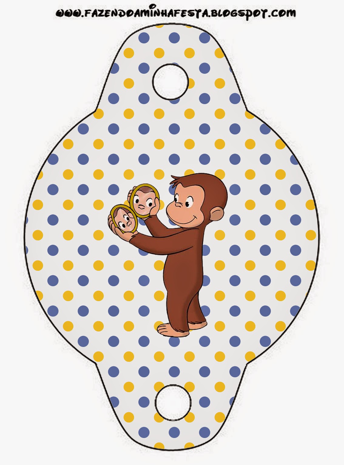 Curious George: Free Party Printables. - Oh My Fiesta! in english