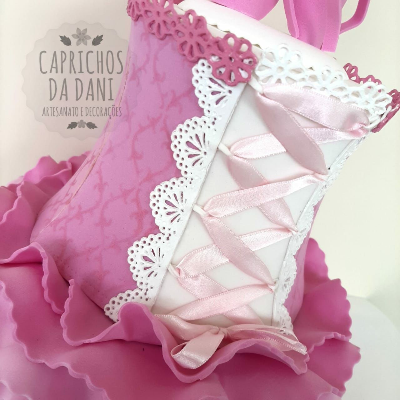 Artesanato para todos: Bolo Fake Roupa de Bailarina em Eva com Molde