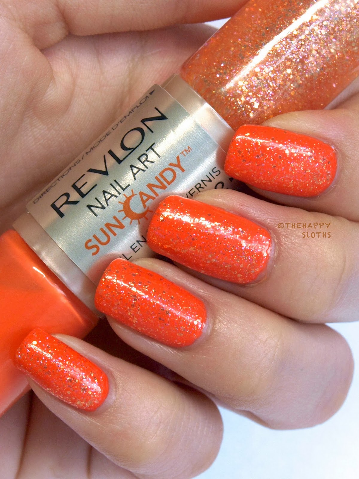Revlon Nail Art Sun Candy Nail Enamel in "Pink Dawn" & Fiery Sky ...