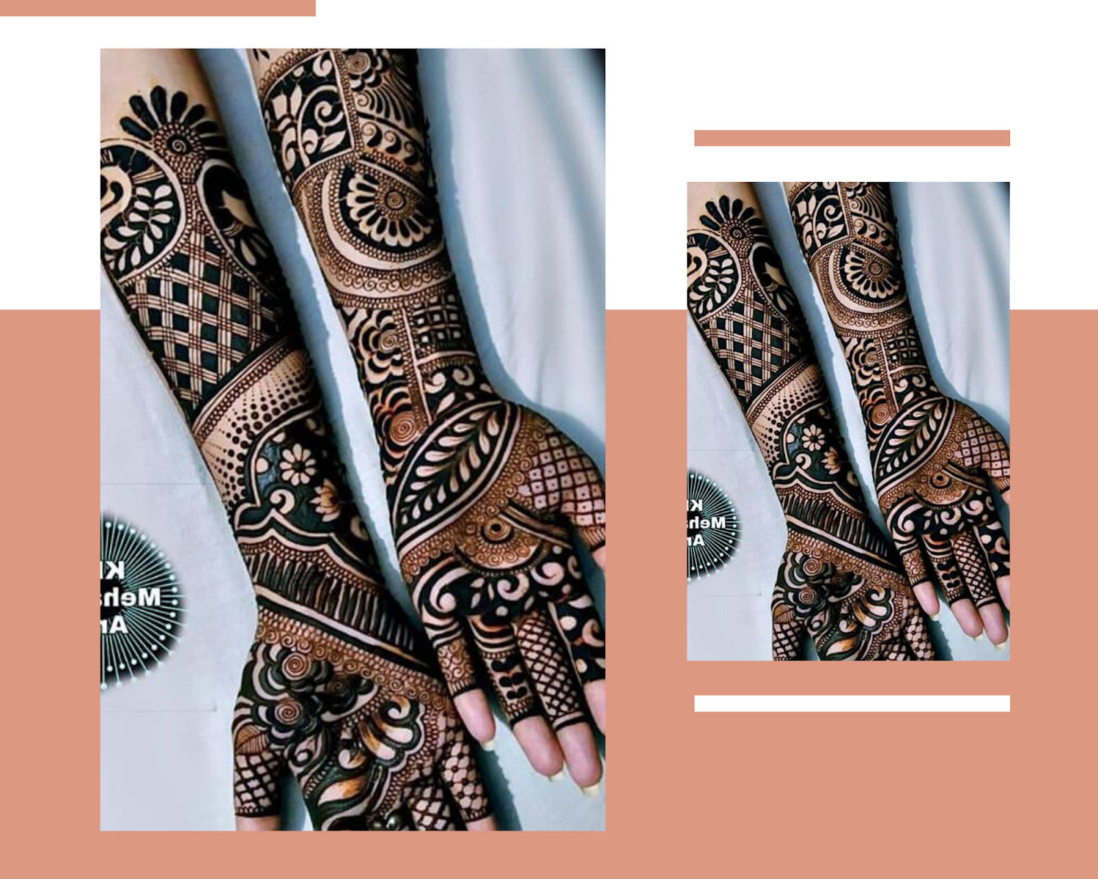 Top 20 Bridal Mehndi Design Images And Photos - Mehndi Artist Delhi