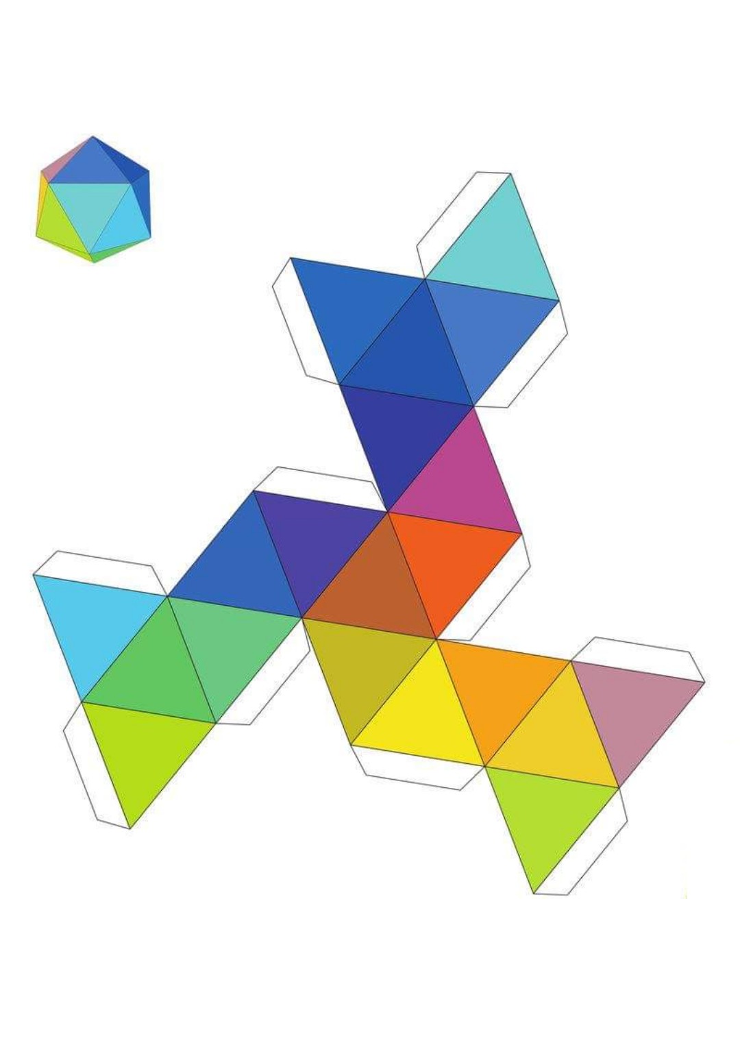 Formas geométricas Formas geométricas para imprimir, recortar e montar ...
