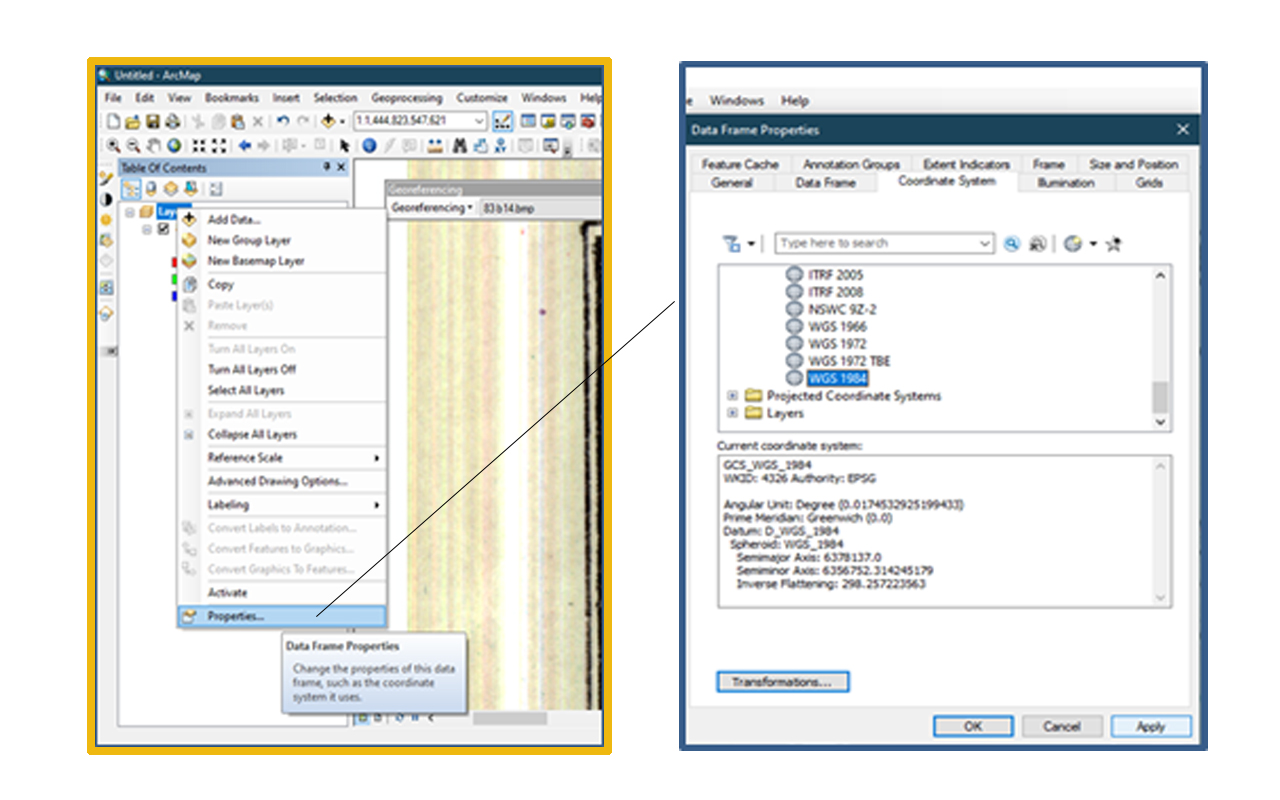 GIS BASIC: Georeferencing in gis | How to georeferencing in arcgis
