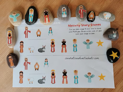 Sun Hats & Wellie Boots: DIY Nativity Story Stones with free Printable ...
