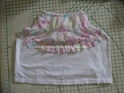 Creating my way to Success: Cascading ruffles - midweek upcycle