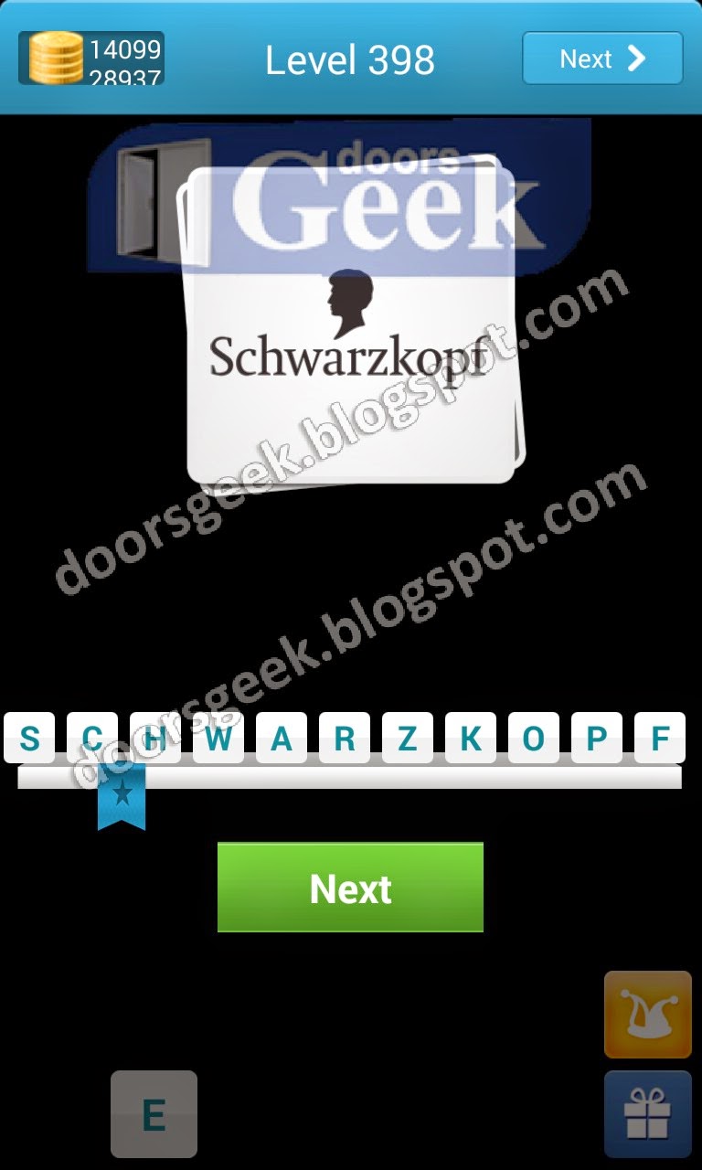 Logo Quiz Level 398 by Mangoo Games ~ Doors Geek