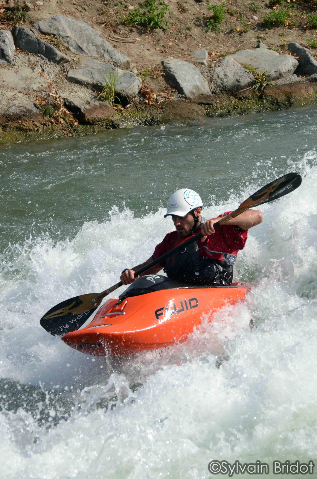 Valentin Grollemund - Pro kayaker: FLUID kayak - Dope test