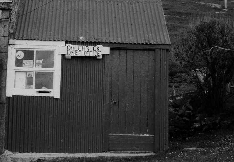 Tour Scotland: Old Photograph Post Office Balchrick Near Kinlochbervie ...