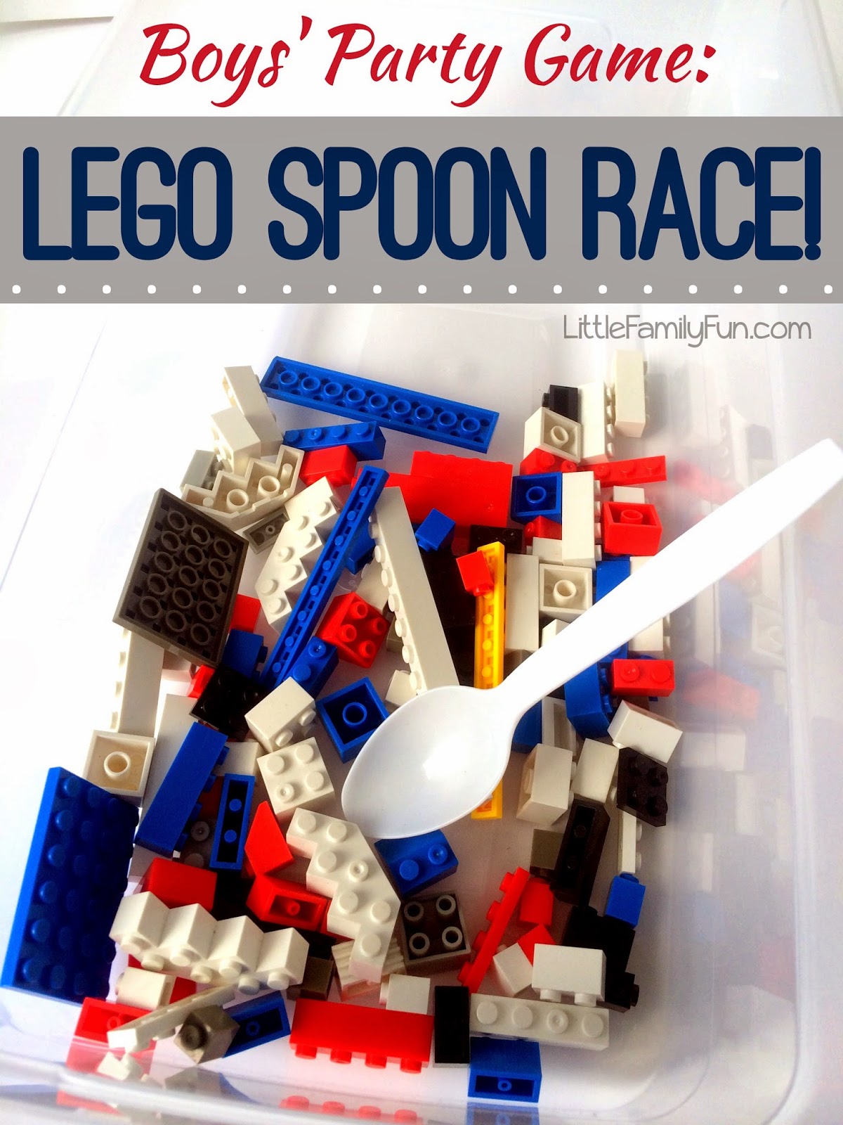 Little Family Fun: Lego Spoon Race!