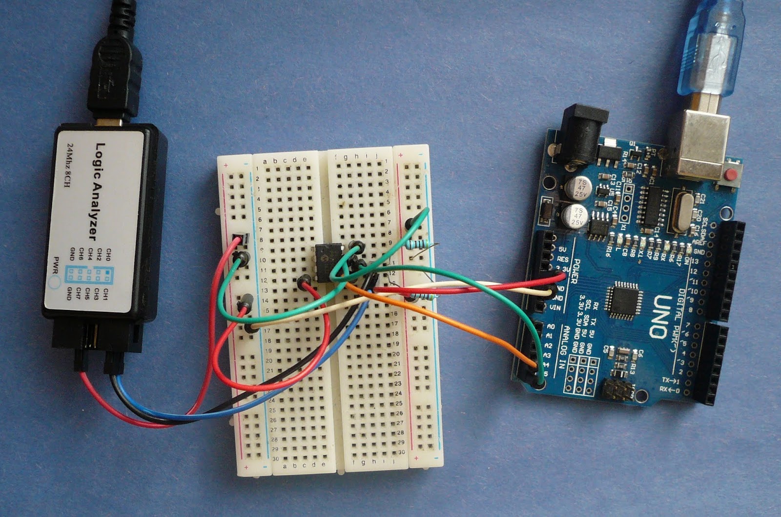 Électronique en amateur: Analyse d'une communication I2C