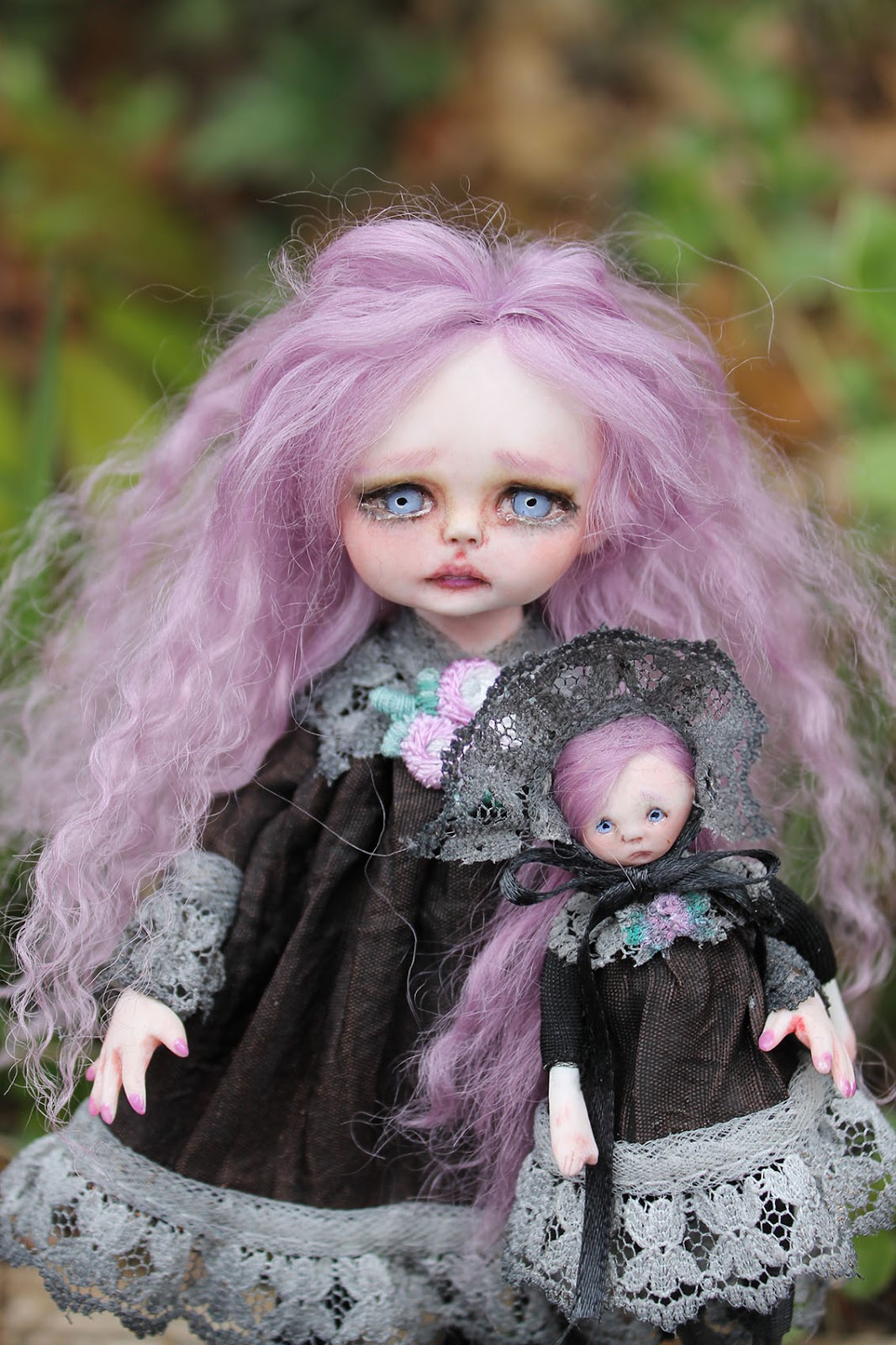 Anne Marie Gibbons Lil' Poes OOAK goth dolls and monsters.: OOAK goth ...