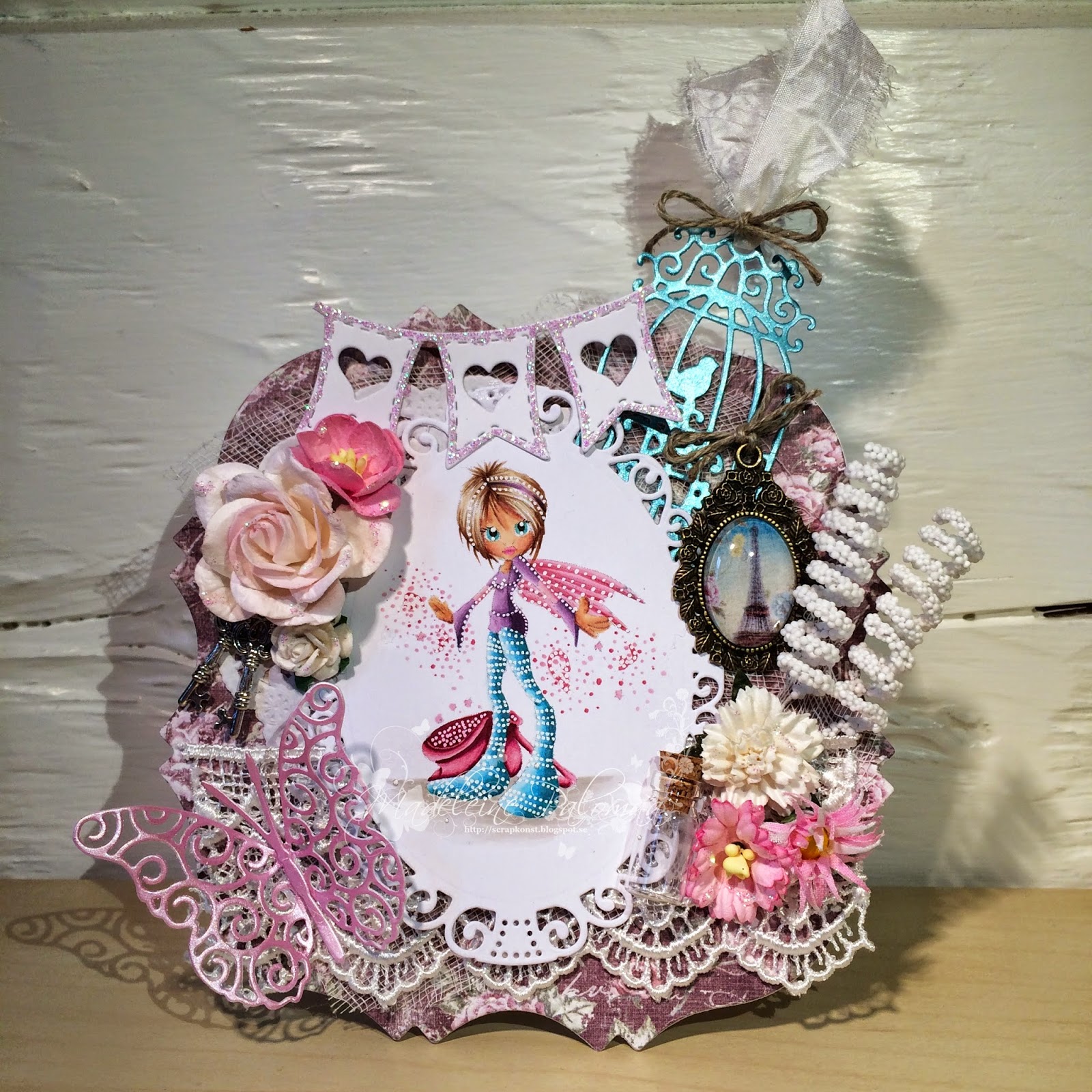 Scrapkonst: Pixie Dust commission cards!