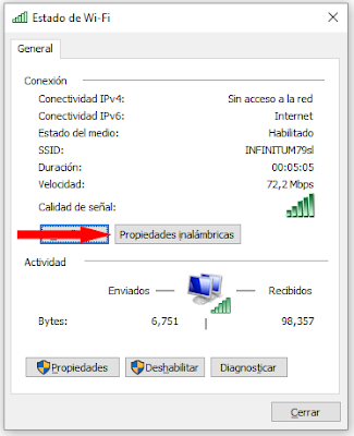 ¿Cómo ver la contraseña de mi red wifi en Windows 10?