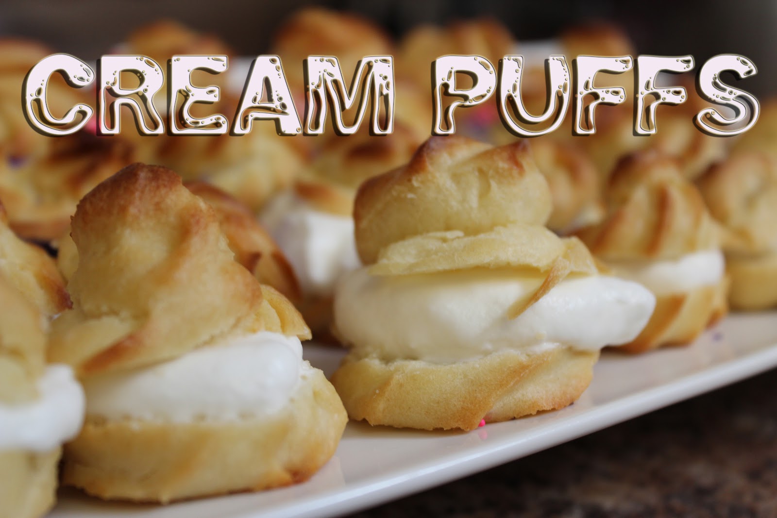 learn, interact, & eat...: How to make Cream Puffs