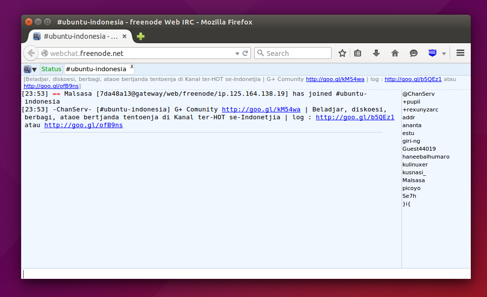 IRC Chatting in Firefox With Chatzilla and Webchat