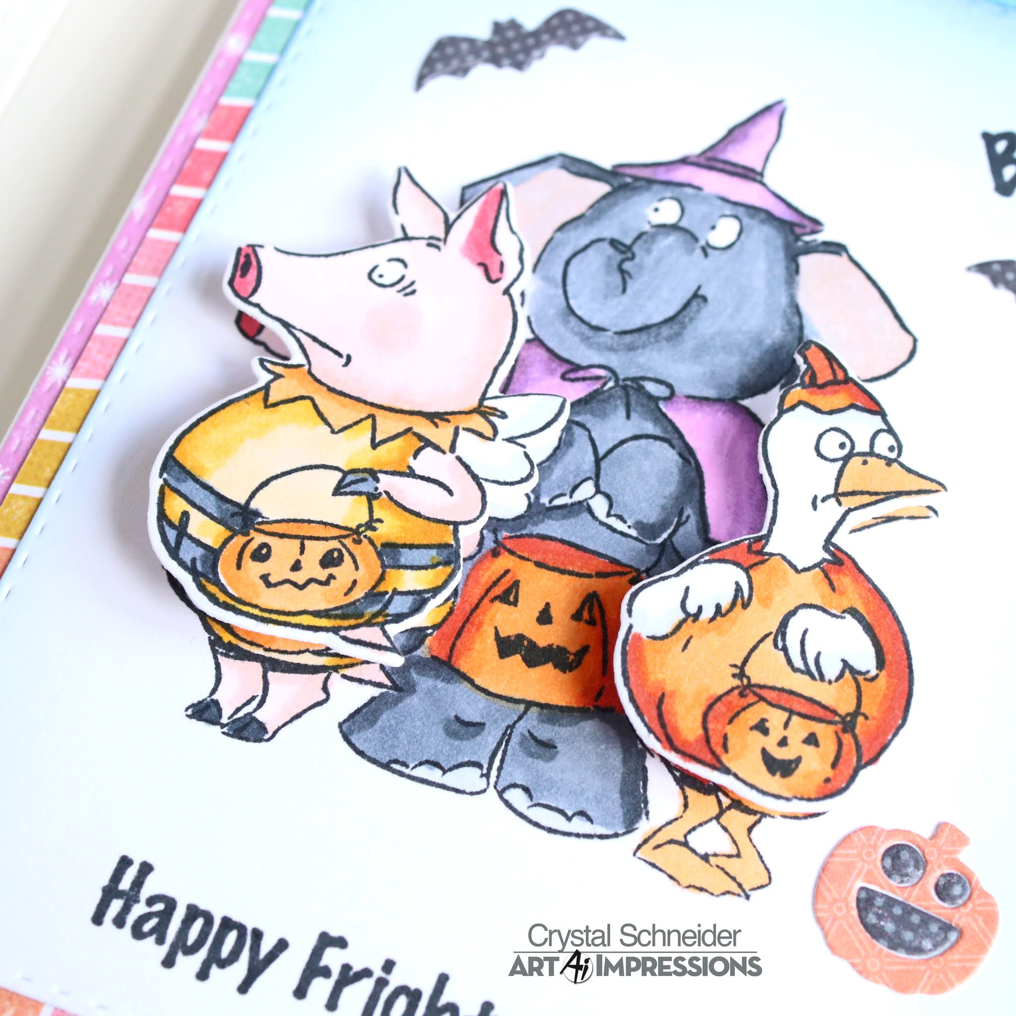 Art Impressions Blog: Boo! Happy Fright Night! by Crystal