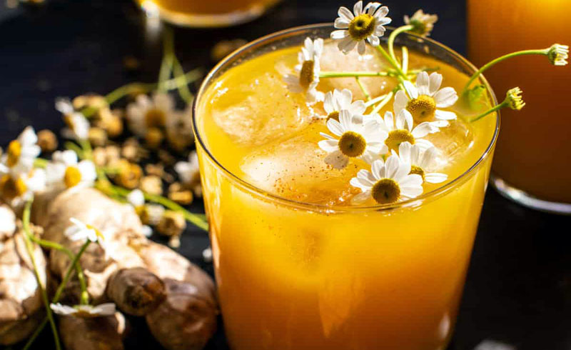 Fiery Golden Mango Tonic Pitcher