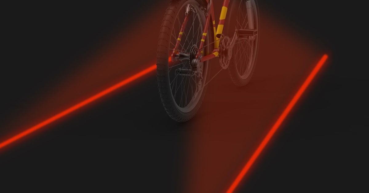 ExercisingU : Wireless Remote Laser Bicycle Rear Tail Light Bike Turn ...